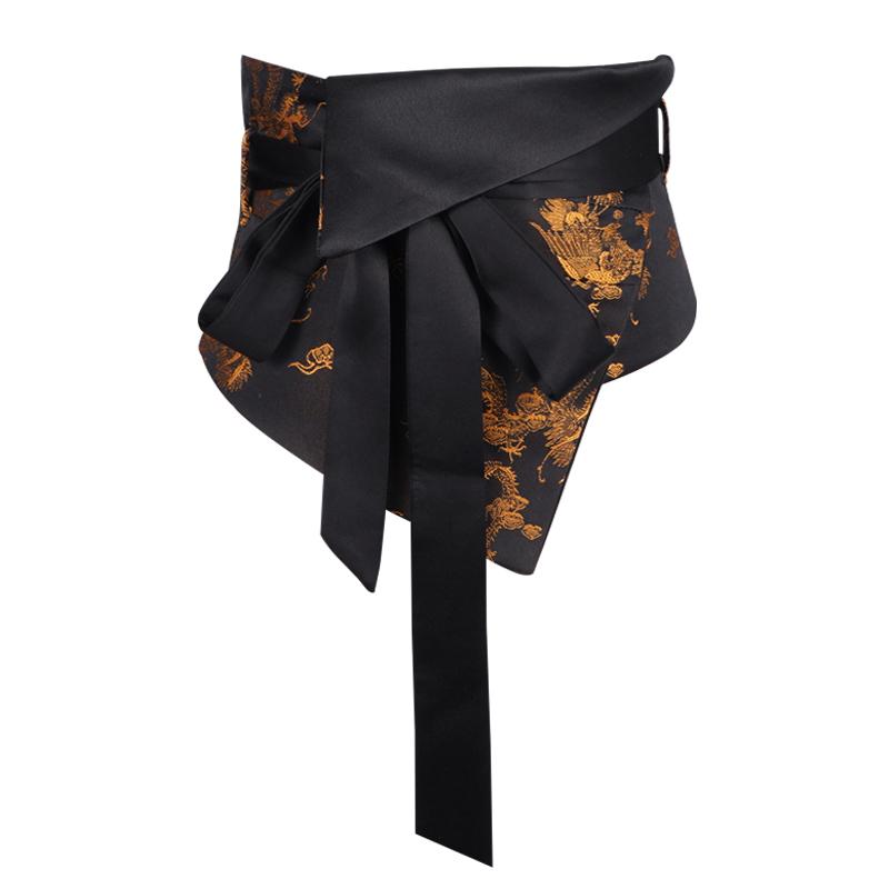 ・: 刺繍、無地・スタイル: カジュアル・タイプ: ウエストベルト・幅: 29cm・対象: 若年層、ミドル層・主な素材: 布製・長さ: シングルループ・加工方法: プリント・性別: レディース・カラー展開: ブラック