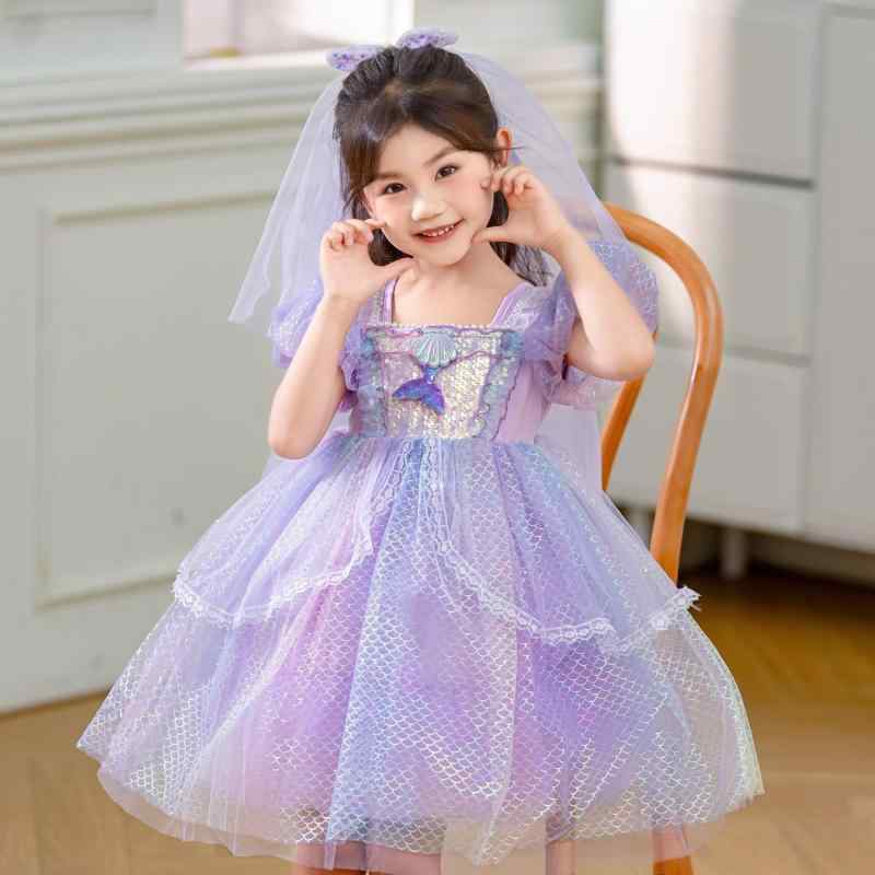 ・スカートタイプ: チュチュスカート・スタイル: スウィート・対象年齢: 2歳、3歳、4歳、5歳、6歳、7歳・タイプ: ワンピース・生地: コットン・素材: その他素材・性別: 女の子用