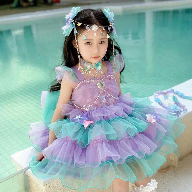 ・スカートのタイプ: パニエスカート・スタイル: ロリータ・: キャミソールドレス、ベストドレス・生地: ポリエステル・主な素材: 綿・参考身長: 100cm、110cm、120cm、130cm、140cm、150cm