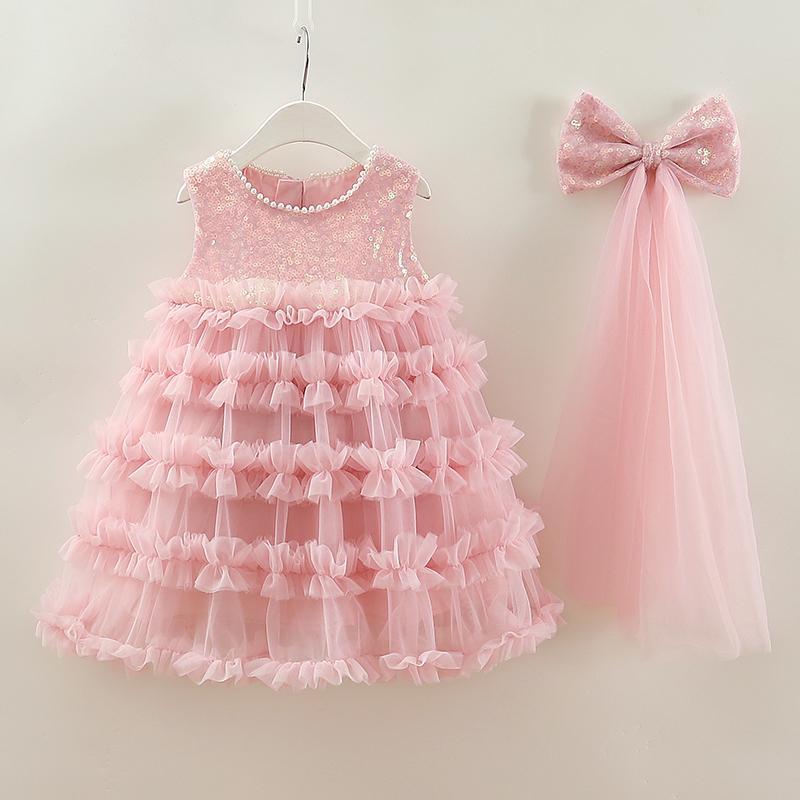 ・スタイル: プリンセス・ウエスト: ミドルウエスト・素材: ポリエステル・着用シーン: デイリー・着用シーズン: 夏・アイテム: プリンセスドレス・袖丈: ノースリーブ・対応身長: 90cm, 100cm, 110cm, 120cm, 1...