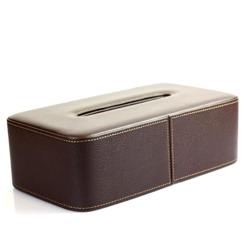 ・主な素材: 皮革・適用場所: 車内、浴室、部屋/リビング・カラー展開: レッド、ダークブラウン・対象: ボックスティッシュ・製品種類: ティッシュケース