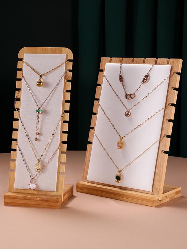 ・カテゴリ: ジュエリーディスプレイスタンド ・主な素材: 竹木、布地、合成皮革 ・状態: 新品 ・カラー展開: ベージュ、ホワイト、グレー、ブラック、ダークグリーン、レッド、ピンク、グリーン ・種類展開: スリム型、加長スリム型、加幅型、...