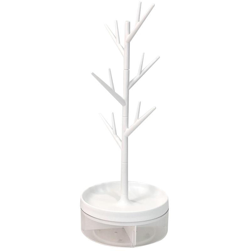 ・モデル: アクセサリー収納ボックス・素材: プラスチック・スタイル: 北欧風・柄: 無地・用途: デスクトップ・カラー: ホワイト