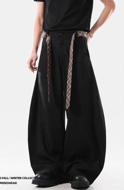 ・フィット: ルーズ・パンツスタイル: ストレート・フロント: ジッパーフライ・ウエストタイプ: ミドルライズ・丈: ロング・サイズ展開: S, M, L, XL, 2XL, 3XL・スタイル: 若々しいカジュアル・対象: 若年層・シーン:...