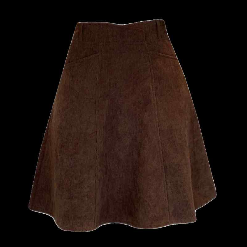 ・サイズ展開: M, L, XL, XXL, XXXL, XXXXL・柄: 無地・スタイル: きれいめ・ウエスト: ハイウエスト・カラー展開: ブラック, ブラウン・スカートシルエット: Aライン・スカート丈: ミニ丈