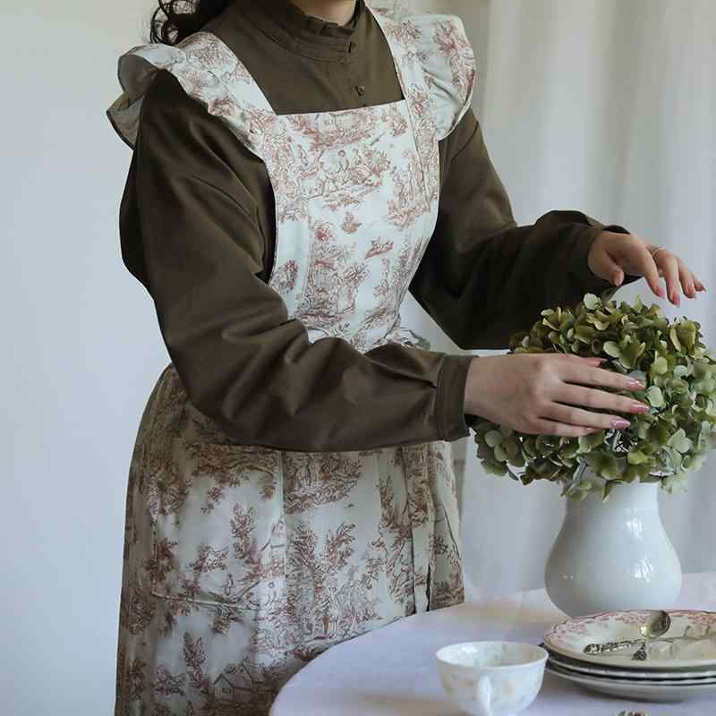 ・トレンド: ミニマルスタイル・スタイル: フレンチ・エプロン種類: サスペンダータイプ・素材: 綿・商品タイプ: 職人エプロン、クラフトウェア・用途: 防水・サイズ: フリー・カラー展開: 青花ブルー、スプリンググリーン、キャラメル、ピー...