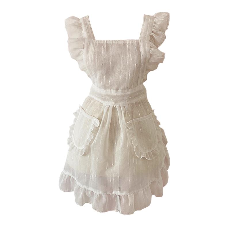 ・流行スタイル: ナチュラルスタイル・スタイル: 韓国・対象: 一般・エプロン種類: 袖なしエプロン・商品タイプ: 家事清掃用品・用途: 汚れ防止・サイズ: フリーサイズ