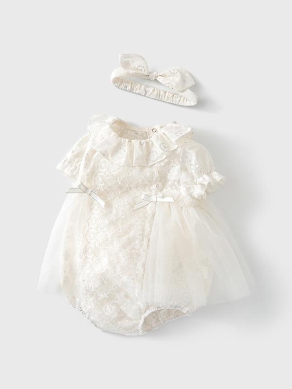 ・スタイル: プリンセス・主な素材: 綿64%、その他36%・適用シーズン: 夏・対象年齢: 新生児, 3ヶ月, 6ヶ月, 9ヶ月, 12ヶ月, 18ヶ月, 2歳, 3歳・タイプ: ロンパース・袖丈: 半袖・開閉: プルオーバー・対象性別:...