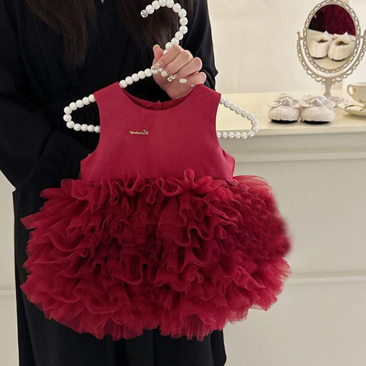 ・スタイル: プリンセス・主な素材: 綿95%, ポリエステル5%・シーン: デイリー・スカートタイプ: チュチュ・柄: 無地・性別: 女の子・対象年齢: 12ヶ月〜8歳・サイズ展開: 80, 90, 100, 110, 120, 130・...