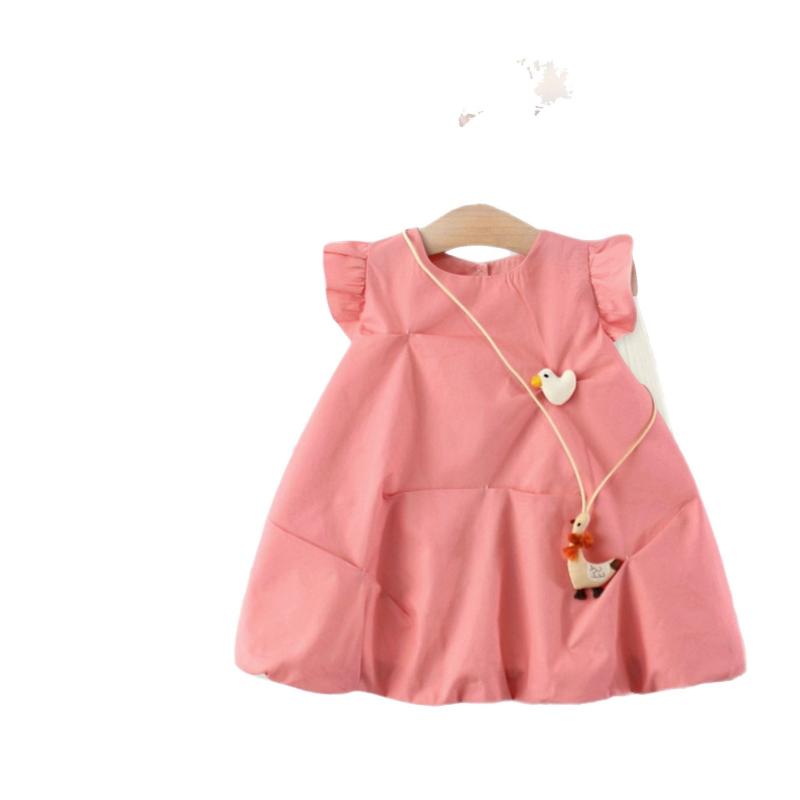 ・スタイル: プリンセス・サイズ展開: 73-100cm・柔らかさ: 適度・袖タイプ: ノースリーブ・スカートタイプ: Aライン・対象年齢: 6ヶ月, 9ヶ月, 12ヶ月, 18ヶ月, 2歳・カテゴリ: キャミソールワンピース、ベストワンピ...