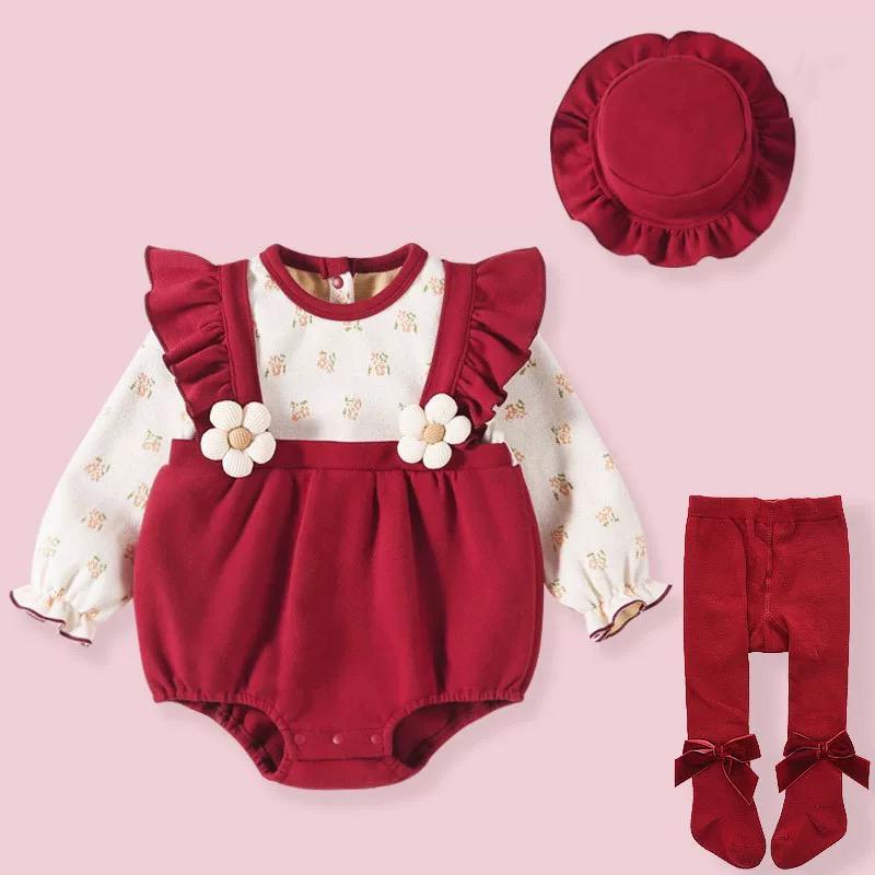 ・スタイル: プリンセス・素材: コットン96%、ポリウレタン4%・対象年齢: 新生児、3ヶ月、6ヶ月、12ヶ月、18ヶ月・: 三角ロンパース・帽子: 取り外し可能・袖丈: 長袖・前開き: シングルボタン・性別: 女性・参考身長: 59cm...