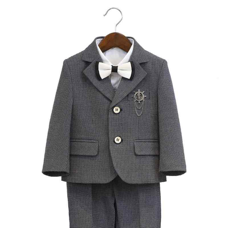 ・スタイル: ブリティッシュ・生地: 混紡・素材成分: ポリエステル70%、綿27%、ポリウレタン3%・対象年齢: 3歳～14歳・基準: Bクラス・フィット: スリム・厚さ: 通常・袖丈: 長袖・ネックライン: Vネック・着丈: 通常丈・柄...