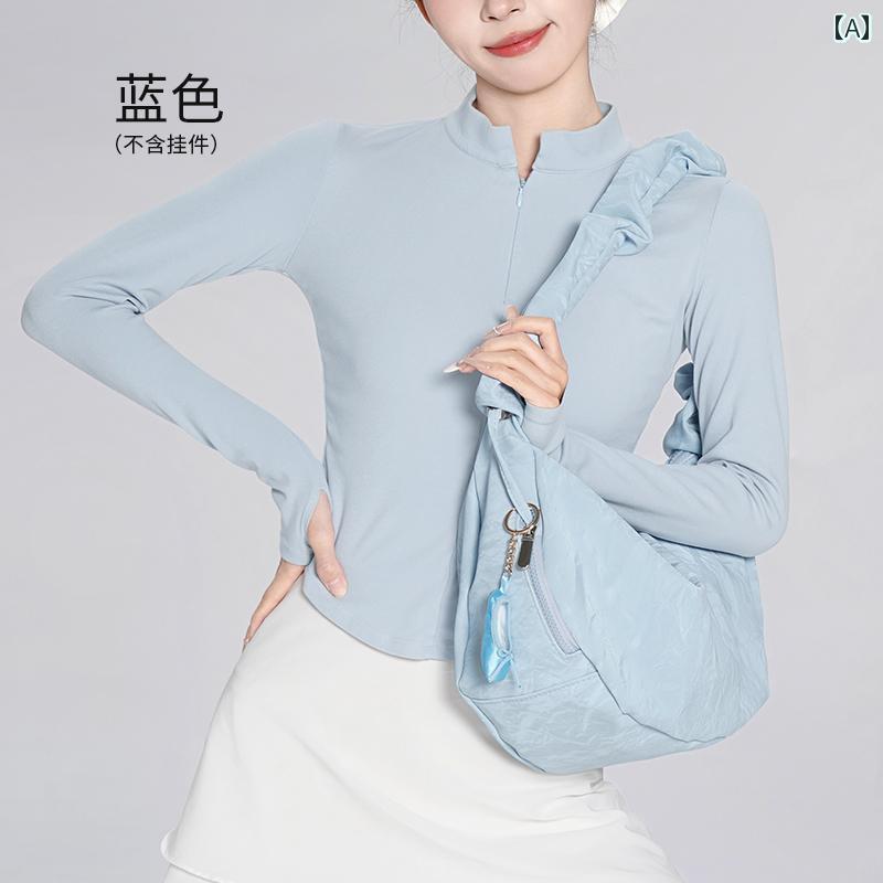 ・付属品種別: 踊り用バッグ・カラー展開: オフホワイト、ブラック、ブルー、グレー、スモーキーピンク