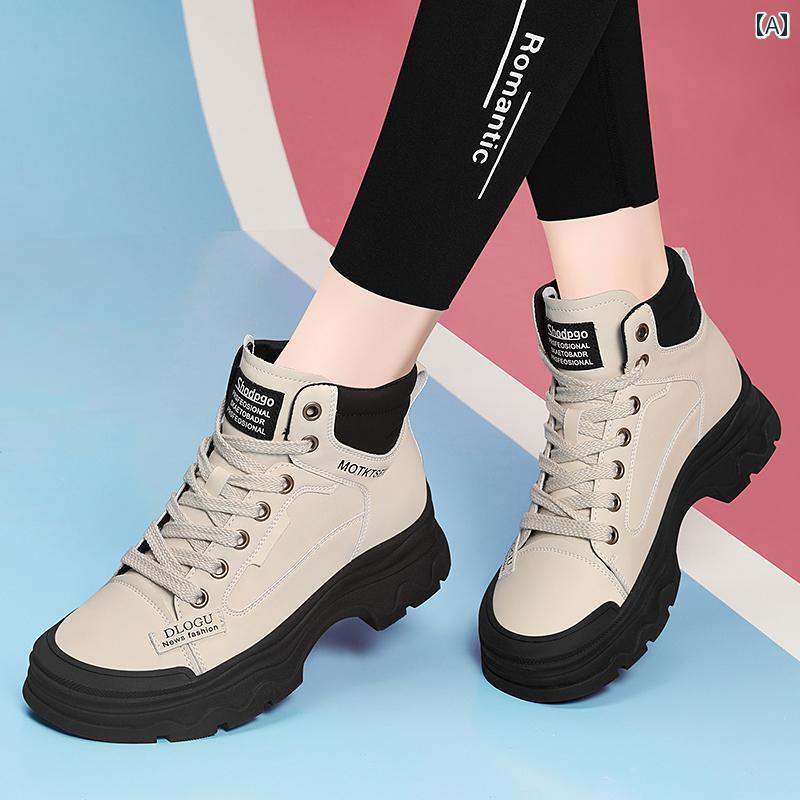 ・スタイル: カジュアル・筒丈: ショート・アッパー裏地素材: 布・サイズ展開: 35, 36, 37, 38, 39, 40, 41・留め具: フロントレースアップ・適用シーン: スポーツ・アッパー素材: 牛革スエード・ヒール高: 3～5...