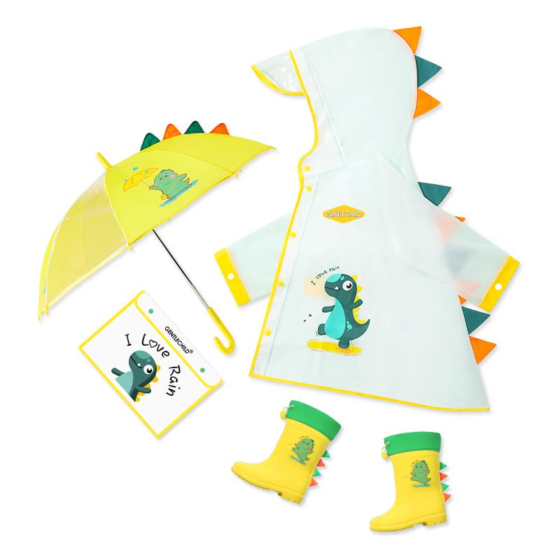 ・主な素材: EVA・サイズ展開: S, M, L, XL, XXL・流行要素: カジュアル・カラー展開: 透明イエロー（萌小宝）、透明ピンク（萌小宝）、透明ブルー（萌小宝）、透明グリーン（萌小宝）、透明イエロー（小黄鴨）・雨具の種類: レ...