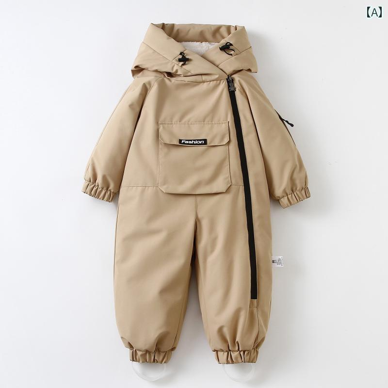 ・スタイル: 欧米風・主な素材: ポリエステル・開閉方式: 半開脚・アイテム: ロンパース・用途: 日常・袖丈: 長袖・性別: 男児・サイズ展開: 90cm、100cm、110cm、120cm・カラー展開: カーキ、パープル、イエロー、ブラ...