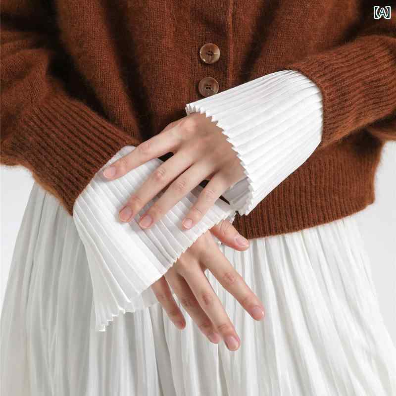 ・カテゴリ: レディース・スタイル: ハーフフィンガー・主な素材: レース・カラー展開: ホワイト、ブラック・袖丈: 10cm, 12cm, 13cm, 14cm, 16cm, 17cm・留め具の種類: ボタン、ゴム