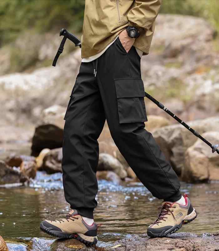 ・パンツタイプ: カーゴパンツ・詳細: ウエストドローストリング・柔らかさ: 適度・股下: フルレングス・サイズ展開: M、L、XL、2XL、3XL、4XL、5XL・スタイル: カジュアル・対象: 若者・適用シーン: 旅行・素材: ポリエス...