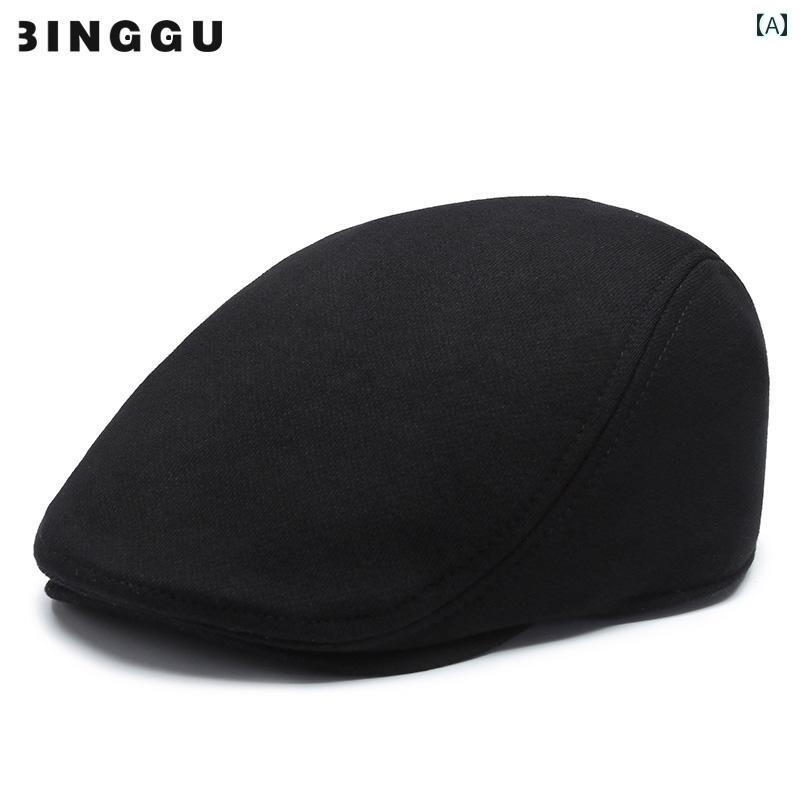 ・対象: 男性、中高年層・主要素材: 綿・サイズ: 均一サイズ（56～60cm）・スタイル: カジュアル・詳細: 無地・カラー展開: ブラック、ダークネイビー、グレー、コーヒー・適用シーン: レジャー、お出かけ・タイプ: キャップ・帽頂: ...