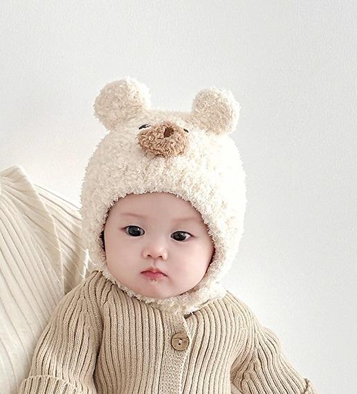 ・スタイル: かわいい・帽頂スタイル: ラウンドトップ・生地: 混紡・シーン: カジュアル・つばスタイル: つばなし・対象年齢: 0-12ヶ月 (頭囲40-46cm)・帽子タイプ: ニット帽・性別: 男女兼用・カラー展開: ベージュ、ピンク...