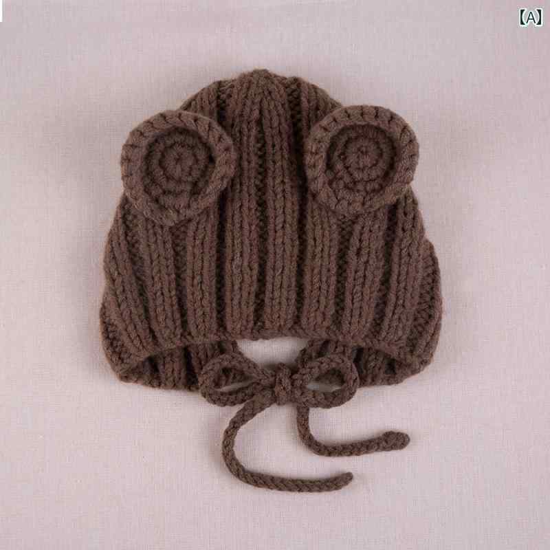 ・スタイル: 韓国・カラー展開: レッド、ブラウン、ベージュ・タイプ: フリース帽・シーン: カジュアル