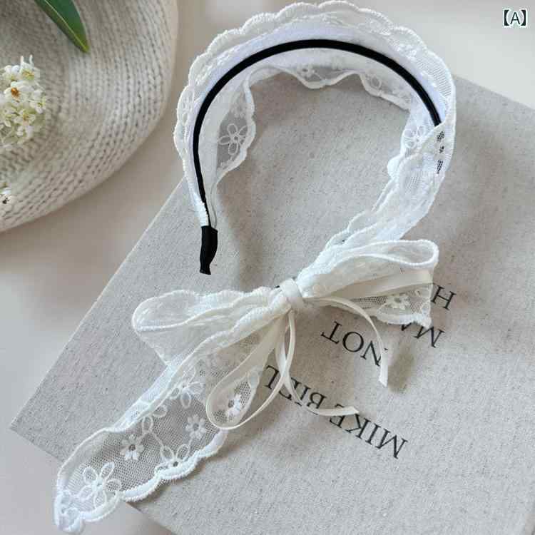 ・スタイル: フェミニン・素材: 布製・カテゴリ: ヘアバンド・カラー展開: ホワイト、ブラック