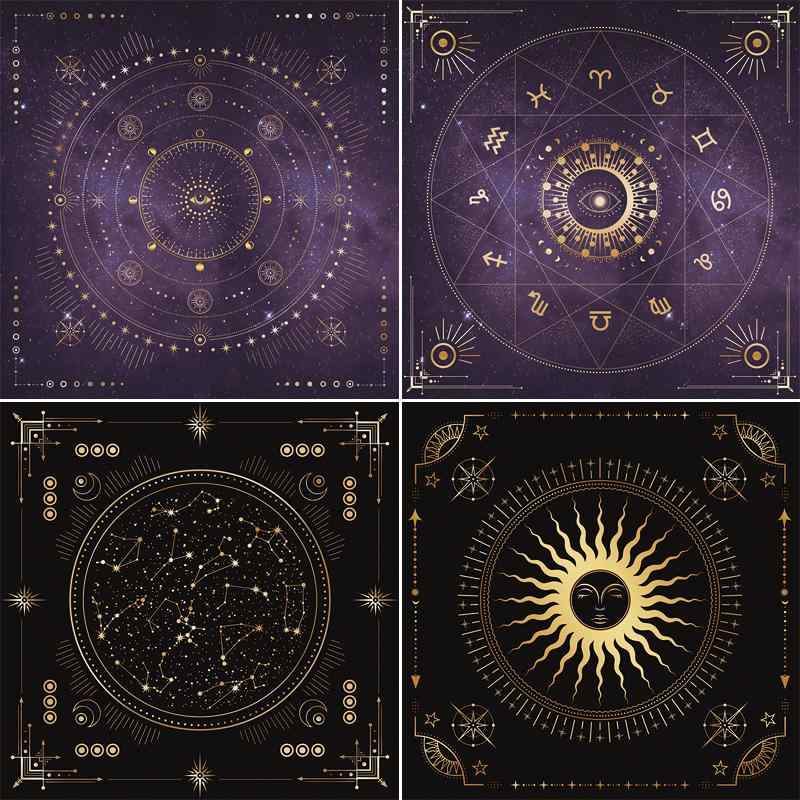 ・サイズ: 約70cm×70cm, 約60cm×60cm, 約45cm×45cm, タロット約10cm×6cm×4cm