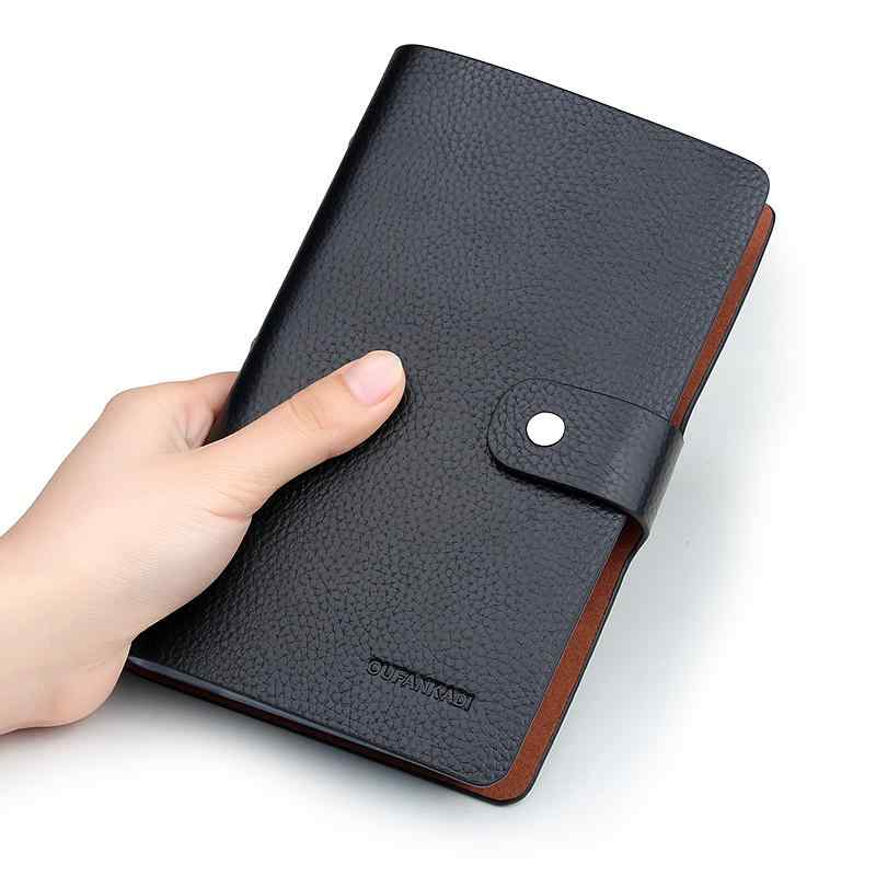 ・主な素材: 牛革 (フルグレインレザー)・留め具: スナップボタン・柄: 無地・スタイル: ビジネス・形状: ボックス型・状態: 新品・サイズ: 約19.5cm×11.5cm×4cm・性別: メンズ・カラー展開: ブラック, コーヒー・内...