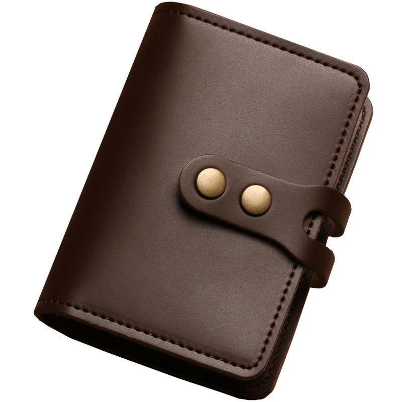 ・素材: PU・加工: ソフト加工・開閉方式: バックル・柄: 無地・スタイル: レトロ・形状: 縦型・性別: メンズ・要素: ステッチ・カラー展開: ダークブラウン、ダークグリーン、スマートブラック、ワインレッド・内部構造: フォトポケッ...