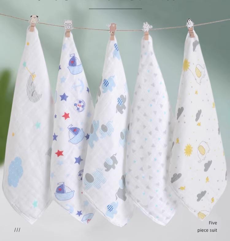 ・対象年齢: 新生児～3歳頃・素材: 綿ガーゼ、綿雲柔ガーゼ、竹綿ガーゼ・種類: 薄手、超薄手、ミニタイプ、厚手3枚・超薄手3枚・柄: 星月象、方方円々、笑顔の星、星月の旅、ピンクハート、奇妙な海の生き物、ブルーピンク象、小さなブロック、ハ...