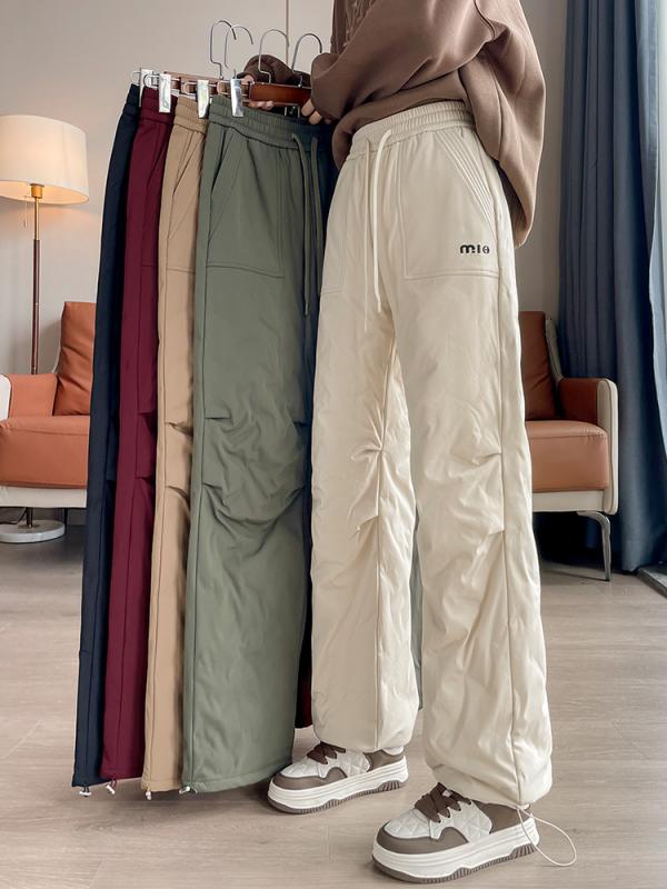 ・ウエスト: ハイウエスト・丈: ロング・着用方法: アウター、裏地取り外し不可・対象年齢: 25-29歳・中綿: ダウン・スタイル: ストレート・伸縮性: 微ストレッチ・厚さ: 厚手・サイズ展開: S, M, L, XL, XXL・カラー...