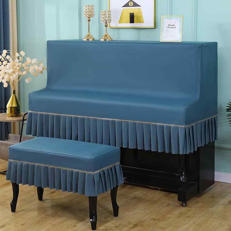 ・スタイル: シンプルモダン・仕様: ピアノカバー（スツールカバーなし）、ピアノカバー+シングルスツールカバー（昇降式）、ピアノカバー+ダブルスツールカバー（非昇降式）・カラー展開: 似水柔情グリーン、似水柔情ダークブルー、似水柔情グレー、...