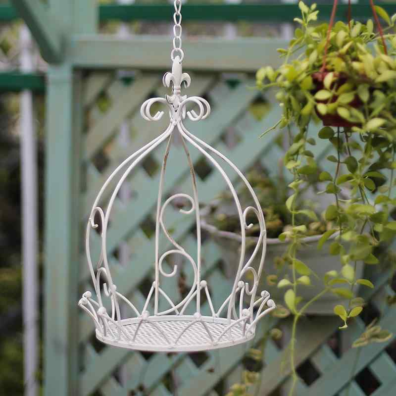 ["・スタイル: 西欧風","・カラー展開: 白色アンティークハンギングバスケット, 緑色アンティークハンギングバスケット","・組み合わせ形式: 単品/束","・適用シ...