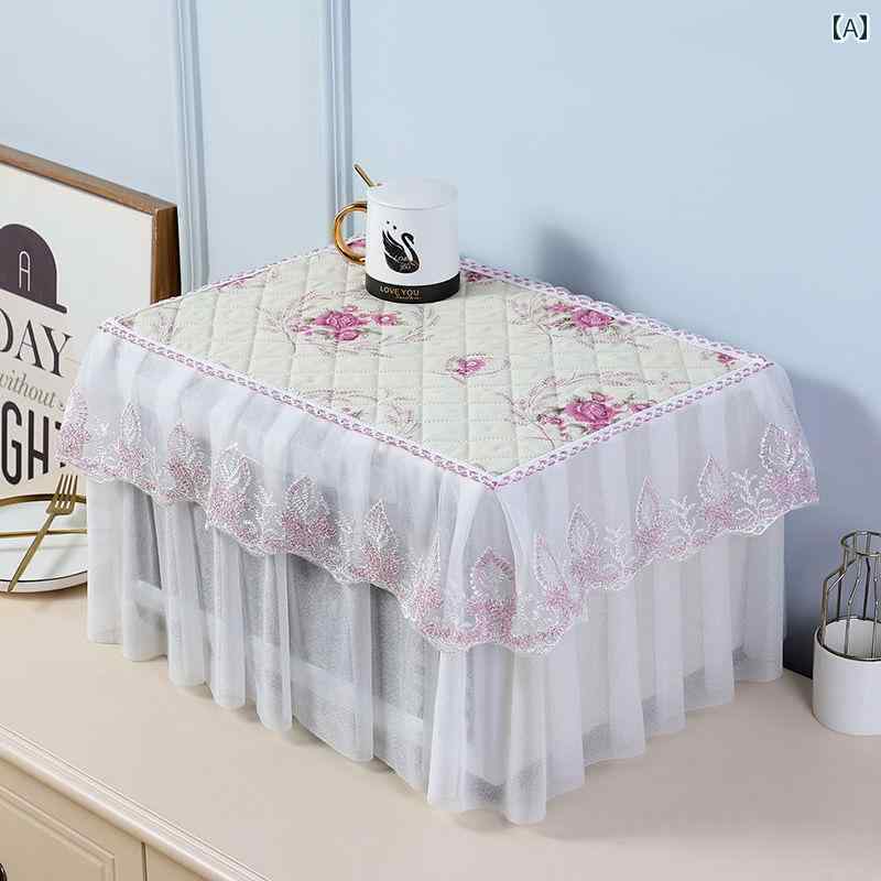 ["・スタイル: 田園風","・サイズ: 幅35cm×奥行50cm×高さ30cm","・素材: 布","・カラー展開: パープル、カフェオレ、グリーン、アイボリー、ブルー...