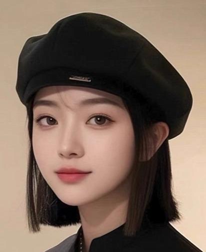 ・スタイル: スイート、キュート、レトロ、カジュアル、文芸、ストリート、ファッション、シンプル・着用シーン: 旅行、日常、通勤、カジュアル・つば: なし・製造方法: 縫製・折りたたみ: 可能・種類: ベレー帽・サイズ: 調節可能（54-60...