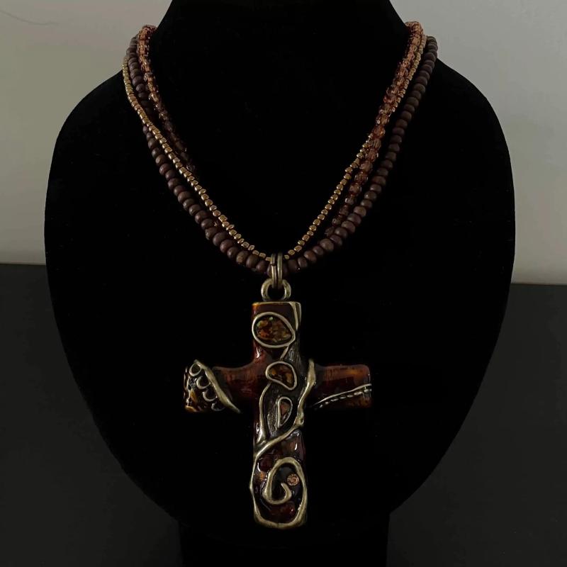 ・スタイル: パンク・ペンダント素材: 合金・チェーン素材: 混合素材・カテゴリ: アクセサリー・柄: 十字架、王冠、ローマ数字・性別: 男女兼用・チェーンタイプ: 十字チェーン・カラー展開: 画像参照