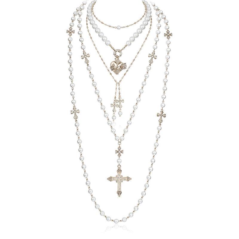 ・スタイル: ・商品タイプ: アクセサリー・柄: 十字架、クラウン、ローマ数字・性別: ユニセックス・カラー展開: ヴィンテージ風ゴールド、アンティークシルバー