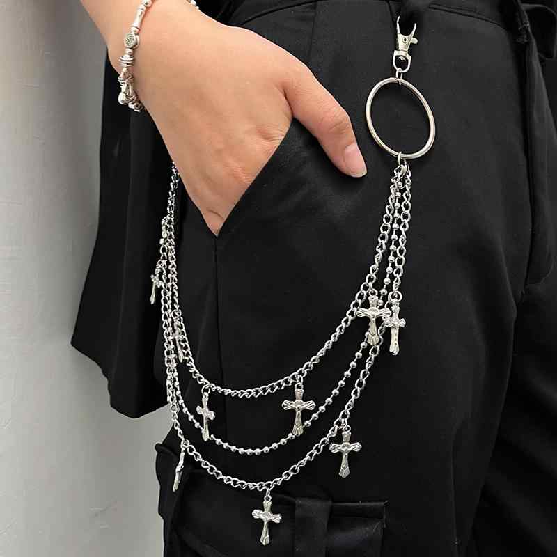 ・スタイル: ヒップホップ・主な素材: 金属・留め具のスタイル: フック・留め具の素材: 合金・性別: ユニセックス・カラー展開: G層十字架, 十字架, 蜘蛛の巣シルバー, ハートの羽と鍵, G層小さな星, 葉と十字架, G層小さなハート...