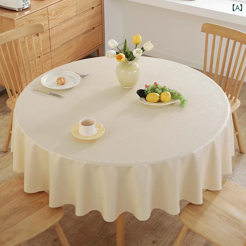 ・スタイル: 北欧・天板厚さ: 6mm・適用シーン: 家庭用、ホテル、会議室・機能: 防汚・形状: 円形・サイズ展開: 直径110cm、直径140cm、直径160cm、直径180cm、直径200cm、直径220cm、直径240cm、直径26...