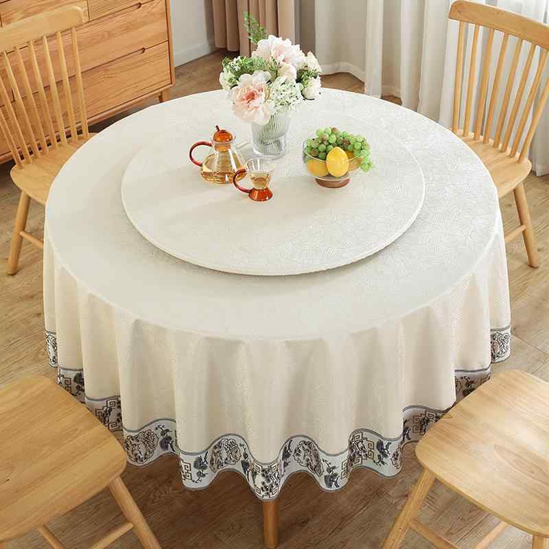 ・スタイル: オールマイティ・サイズ展開: 円形テーブルクロス160cm、180cm、200cm、220cm、240cm、260cm、280cm、300cm、320cm、340cm、360cm、ターンテーブルカバー80cm、90cm、100...