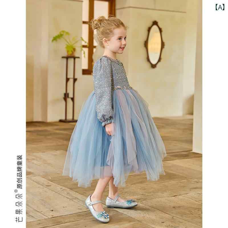 ・スカート型: 不規則・スタイル: プリンセス・: プリンセスドレス・生地: メッシュ・素材構成: ポリエステル・性別: 女性・参考身長: 100cm, 110cm, 120cm, 130cm, 140cm, 150cm, 160cm・カラ...