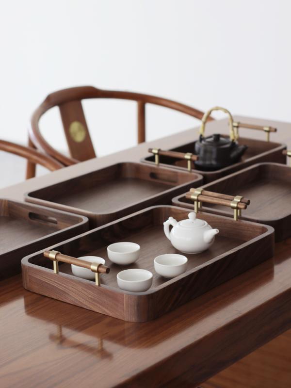 ・主な素材: 無垢材+MDF・柄: 無地・スタイル: 北欧風・バリエーション: スタイル1小、スタイル1大、スタイル2小、スタイル2中、スタイル2大・タイプ: 多機能トレイ・加工方法: フロスト加工・サイズ: 38.1cm