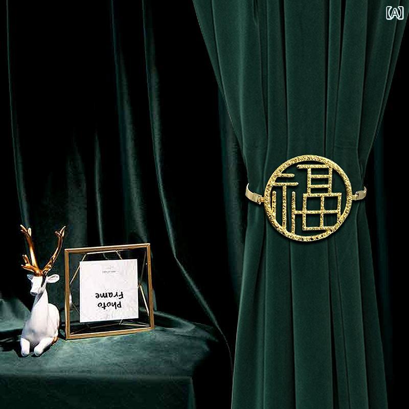 ・スタイル: 新古典・カラー展開: 金色,金色带流苏