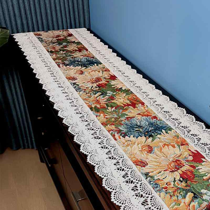 ・スタイル: アメリカンスタイル ・主な素材: 布 ・使用場所: リビング、寝室 ・柄: 植物、花柄 ・サイズ展開: 35×120cm, 35×140cm, 35×160cm, 35×180cm, 35×200cm, 35×220cm, 3...