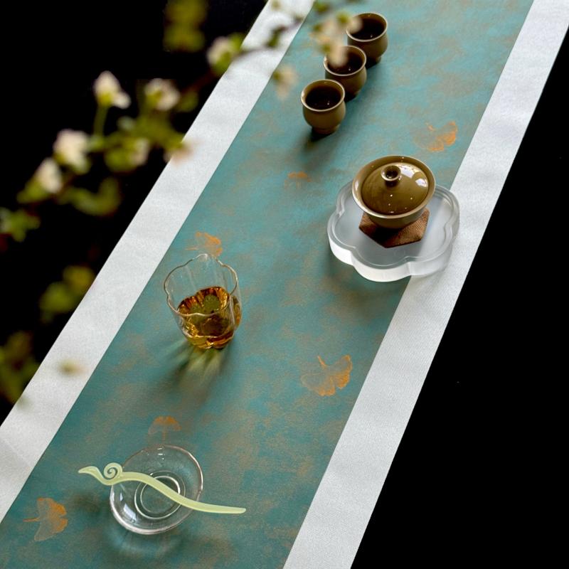 ・スタイル: 中華風・用途: 家庭用インテリア・柄: 植物花柄・サイズ: 28x200cm+40x200cm、28x250cm+40x250cm、28x300cm+40x300cm・カラー展開: 石緑 レトロ銀杏、砂灰 レトロ銀杏、水青 レ...