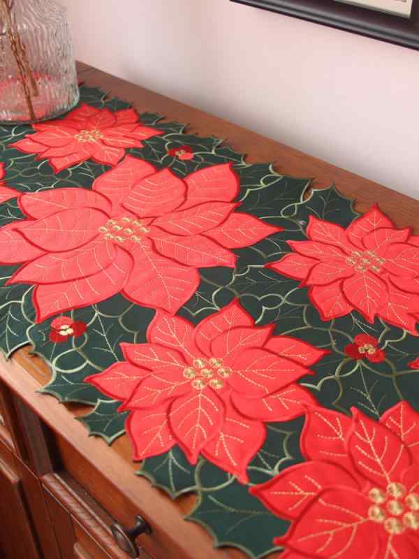 ・スタイル: ヨーロピアン・素材: 布製・適用シーン: リビング、ダイニング、家庭・柄: 縁起柄・サイズ: 約35cm x 183cm・カラー展開: レッド