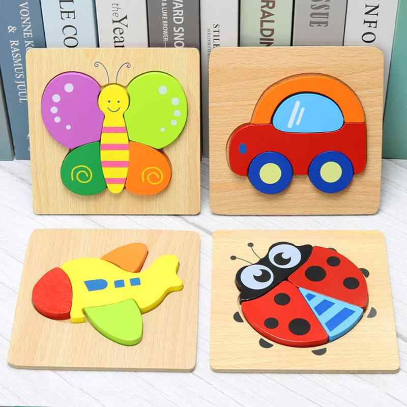 ・年齢層: 2〜8歳・素材: 木・性別: 男女兼用・玩具の種類: 木製玩具・種類展開: 動物モチーフ、乗り物モチーフ、早期教育セット・パズルの種類: 立体パズル