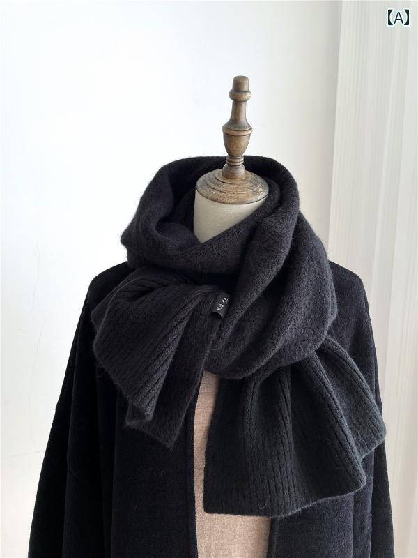 ["・機能: 保温","・柄: 無地","・スタイル: 韓国","・形状: 長方形","・性別: 男女兼用","・タイプ: スカー...