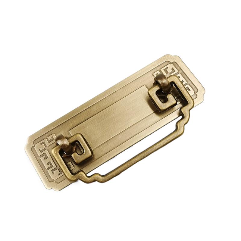 ・主な素材: 銅・スタイル: 新中国風・カラー展開: 黄銅色、古銅色・穴間隔: 6mm・用途: 引き出し・取っ手タイプ: 表面実装型・サイズ展開: 10cm、13cm