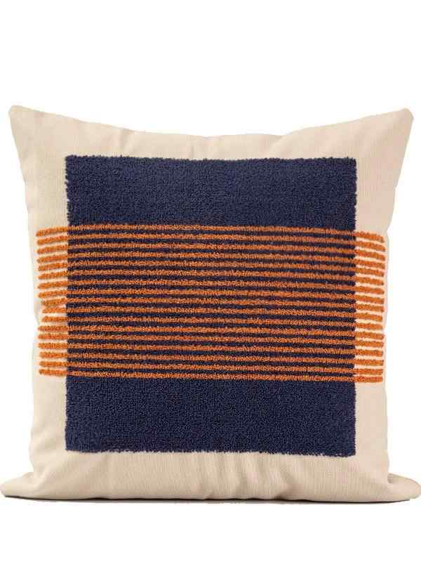 ・スタイル: シンプルモダン・芯材: PPコットン・形状: 四角・タイプ: クッションカバー、抱き枕カバー・柄: 幾何学・適用場所: リビング・カラー展開: グリーン、ベージュ・サイズ: 45×45cm